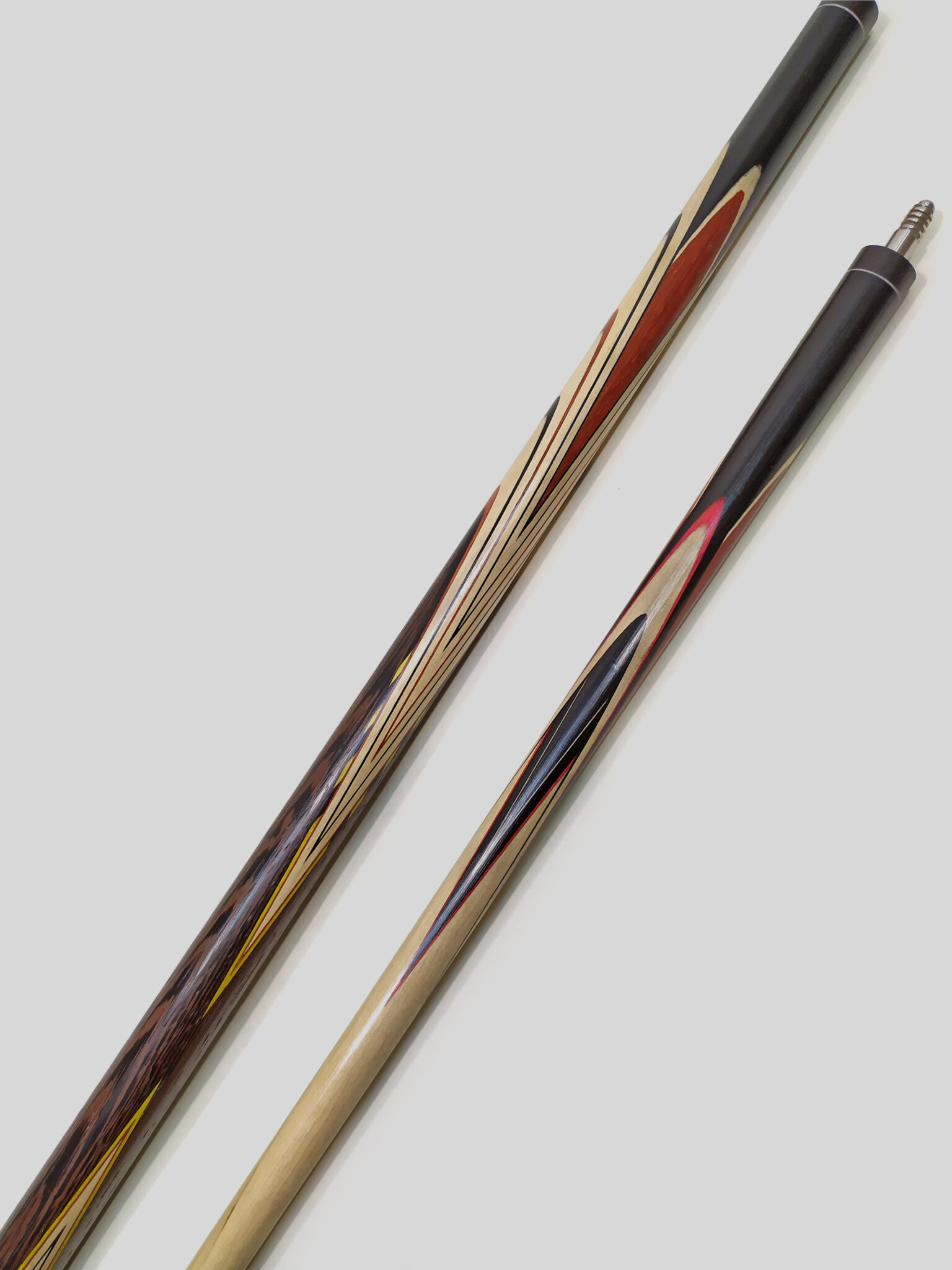 11-pool-cue-ac158-parrot-bh-wenge-yh-padauk | Amaze Cues