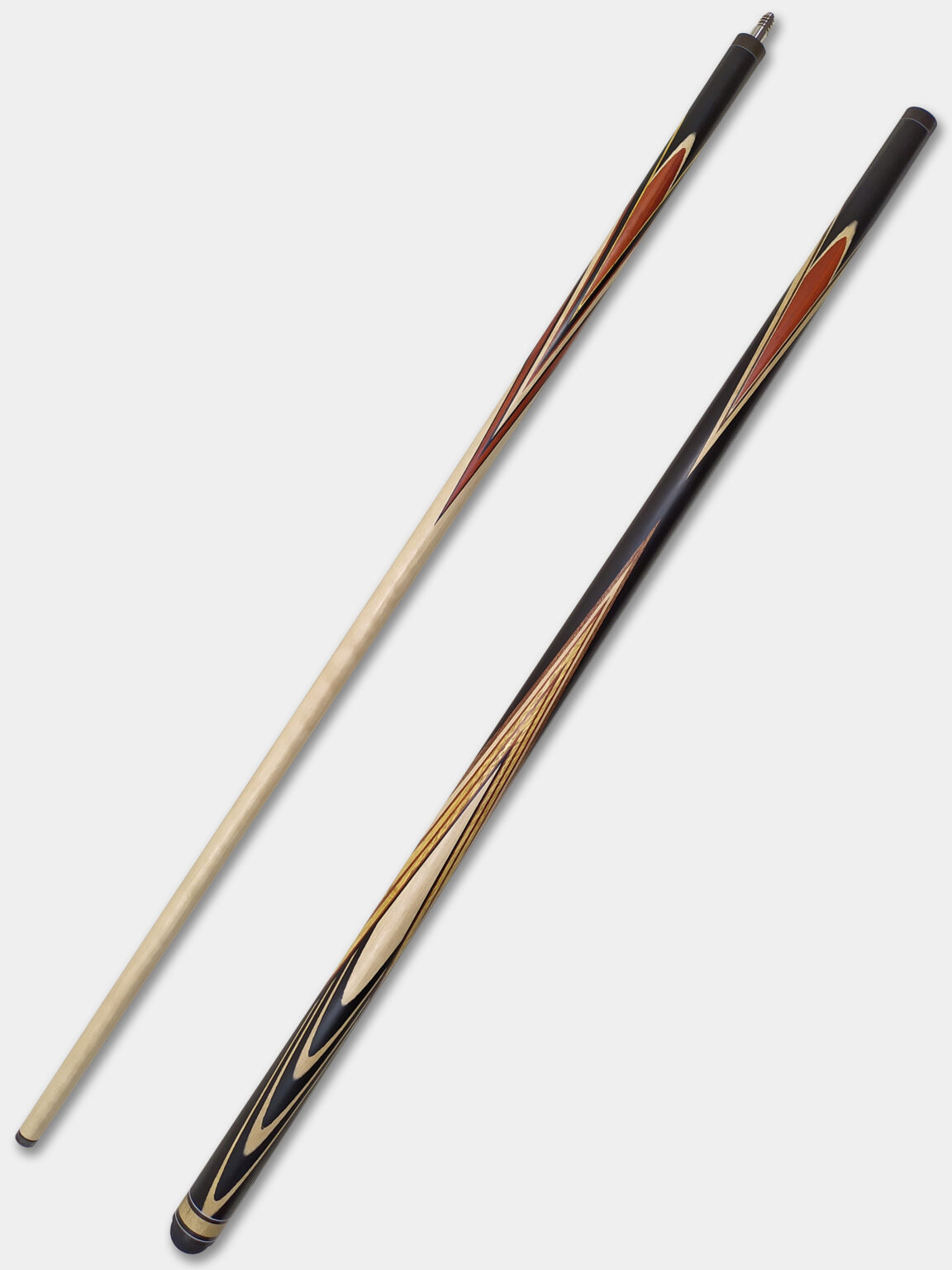 Billiard Cue Parrot (Black Hornbeam/Zebrano/Wenge/Padauk) | Amaze Cues