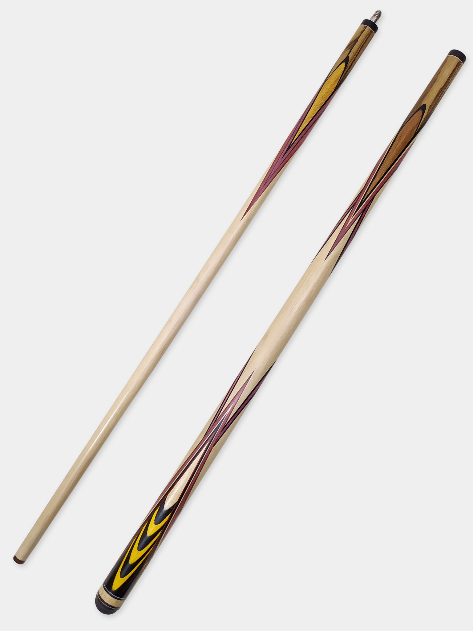 Billiard Cue Parrot (Black Hornbeam/Red Hornbeam/Yelow Hornbeam/Zebrano ...