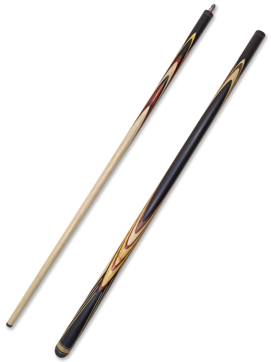 Billiard Cue Parrot (Black Hornbeam/Zebrano/Wenge/Padauk) | Amaze Cues