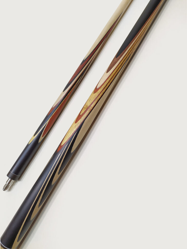 Billiard Cue Parrot (Black Hornbeam/Zebrano/Wenge/Padauk) | Amaze Cues